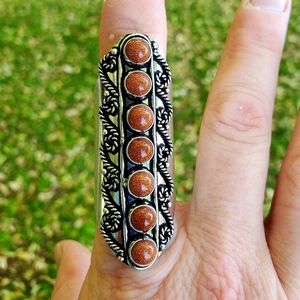 Handmade | Jewelry | New 7 Stone Sun Sitara Sunstone Sandstone ...